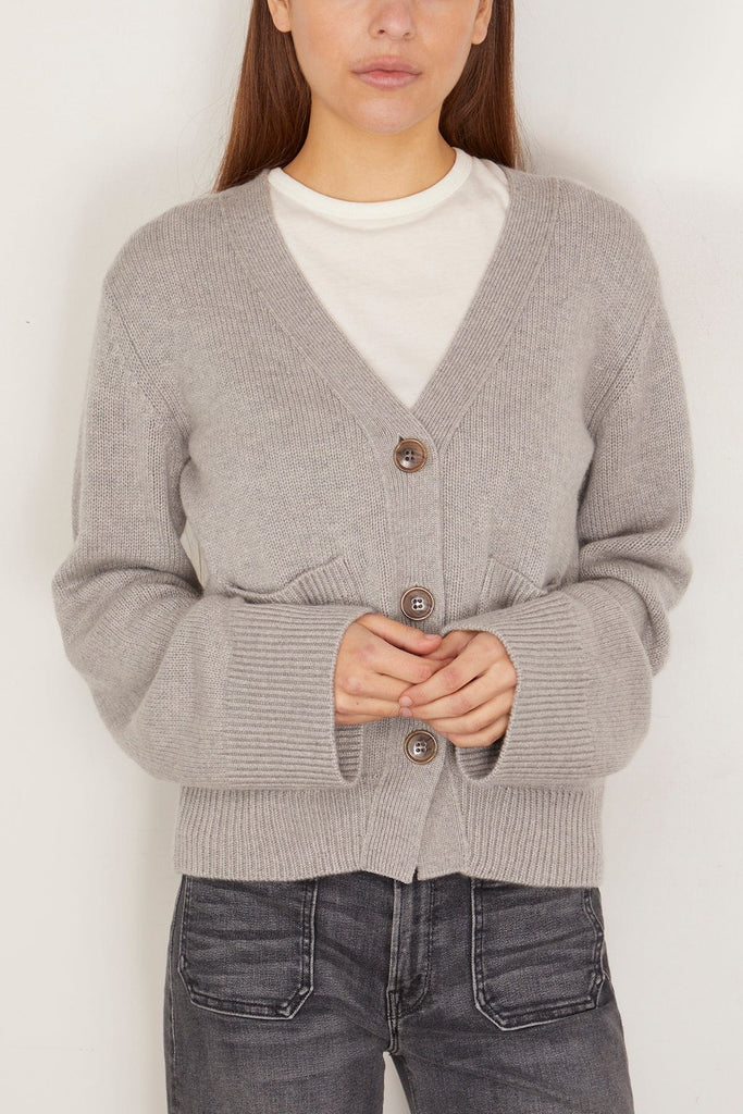 Lisa Yang Danni Cardigan in Dove Grey – Hampden Clothing