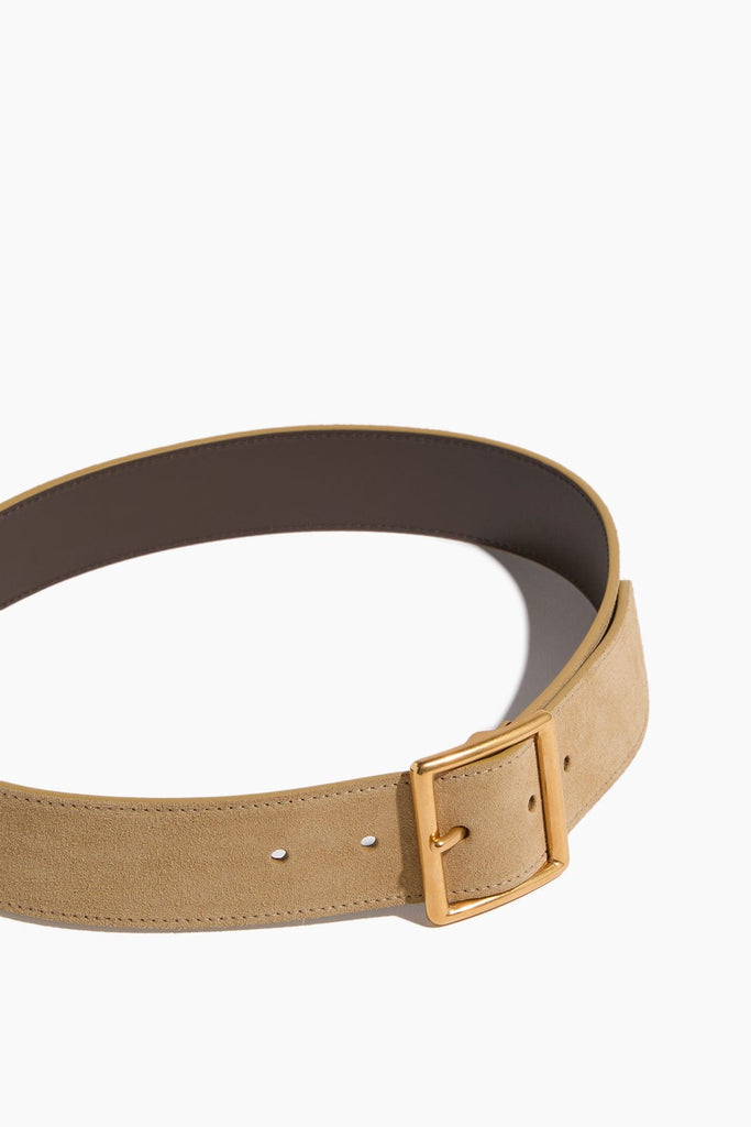 Nili Lotan Marcela Belt in Khaki With Antique Gold – Hampden Clothing