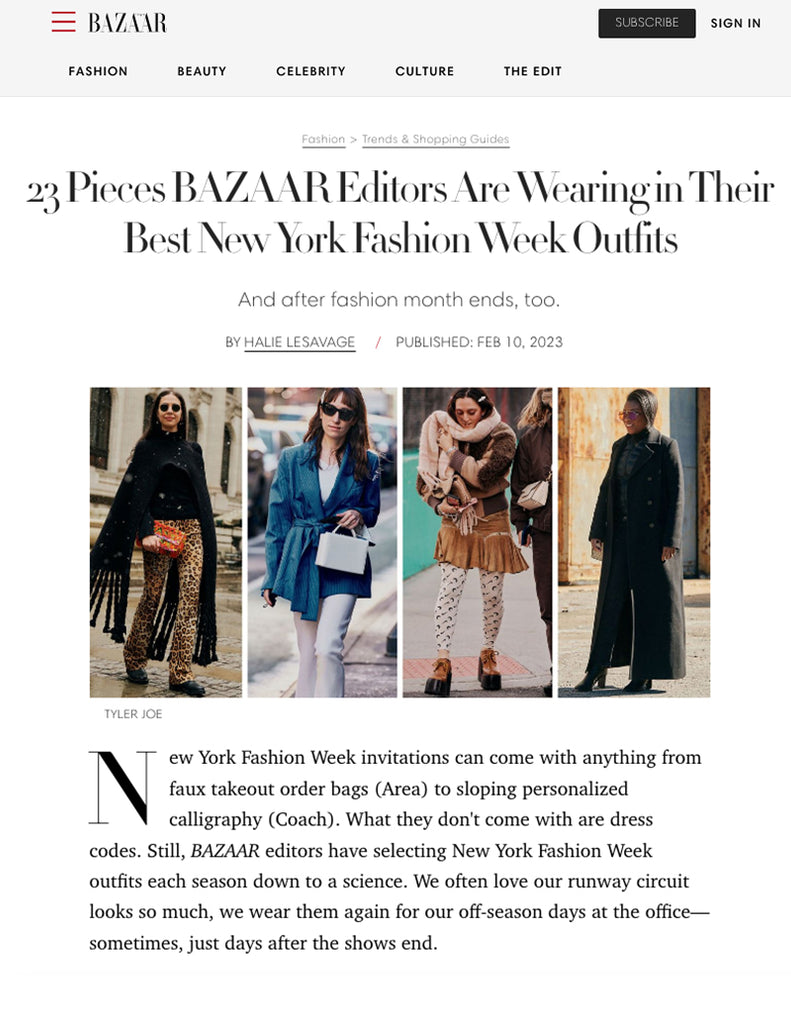 25 Pieces Bazaar Editors Are Wearing In Their Best NYFW Outfits ...