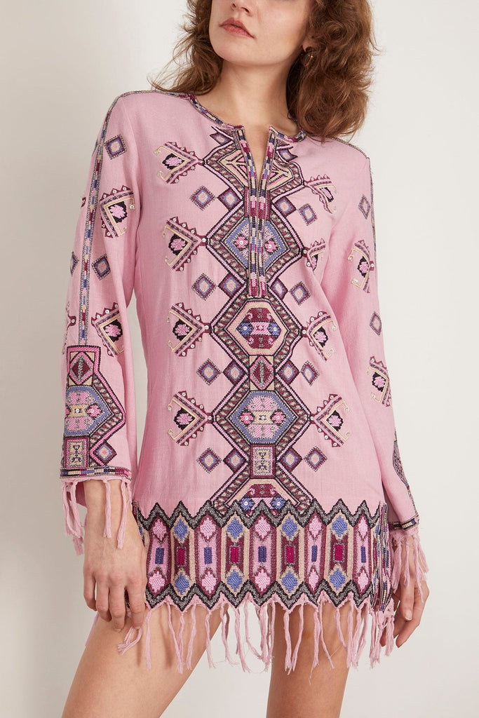 Isabel Marant Zayana Dress in Antik Pink – Hampden Clothing