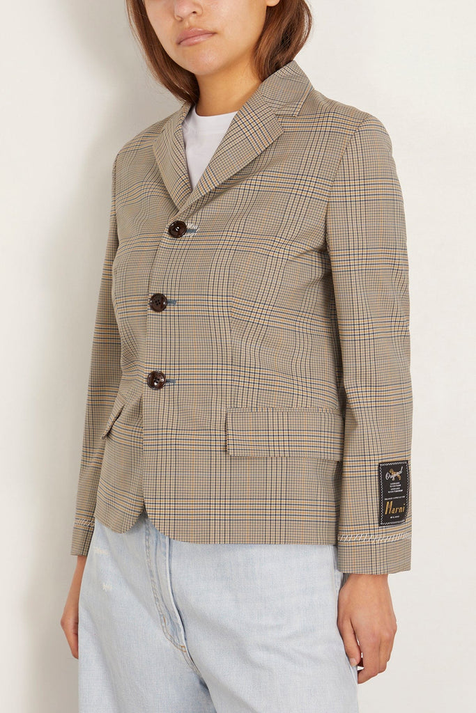 Marni Prince of Wales Jacket in Cement – Hampden Clothing