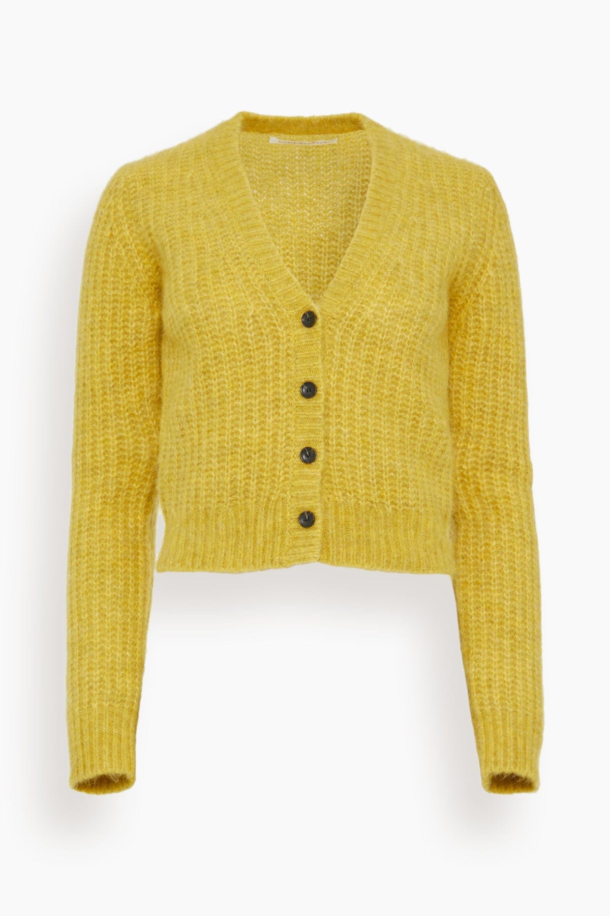 Maria McManus Shrunken V Cardigan in Saffron – Hampden Clothing