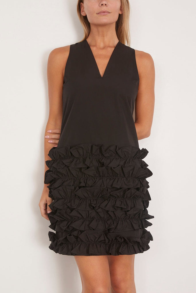 Bite Studios Scenic Organic Cotton Frill Dress in Black – Hampden Clothing