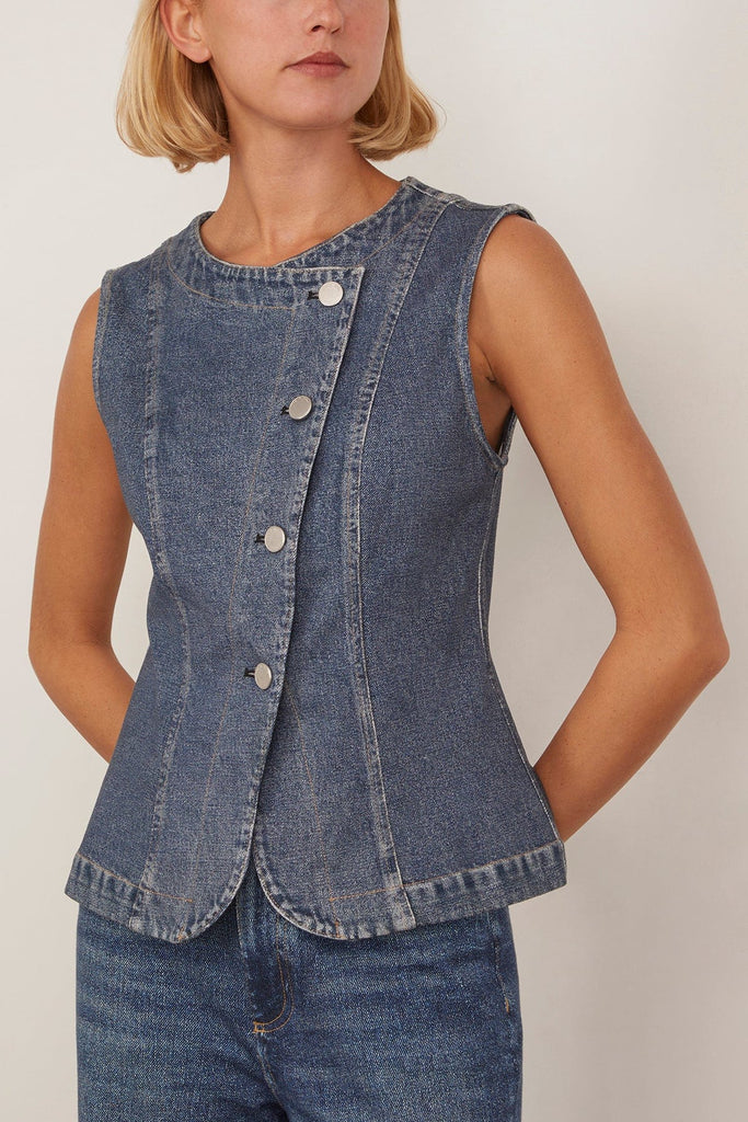 Rag and Bone Miramar Ponte Olivia Vest in Woodside – Hampden Clothing