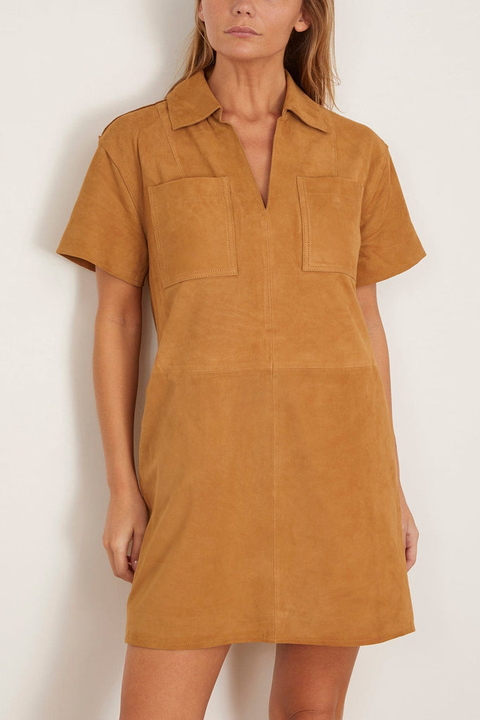 Tabby Dress in Camel – Hampden Clothing