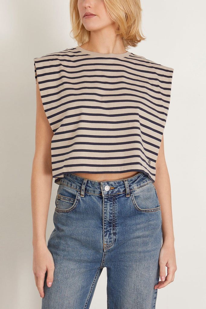Vanessa Bruno Edgar Top in Argile – Hampden Clothing