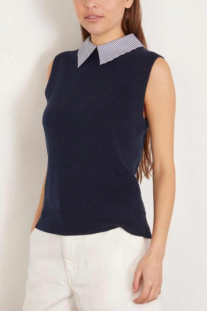 WE-AR4 School Vest in Navy Multi – Hampden Clothing