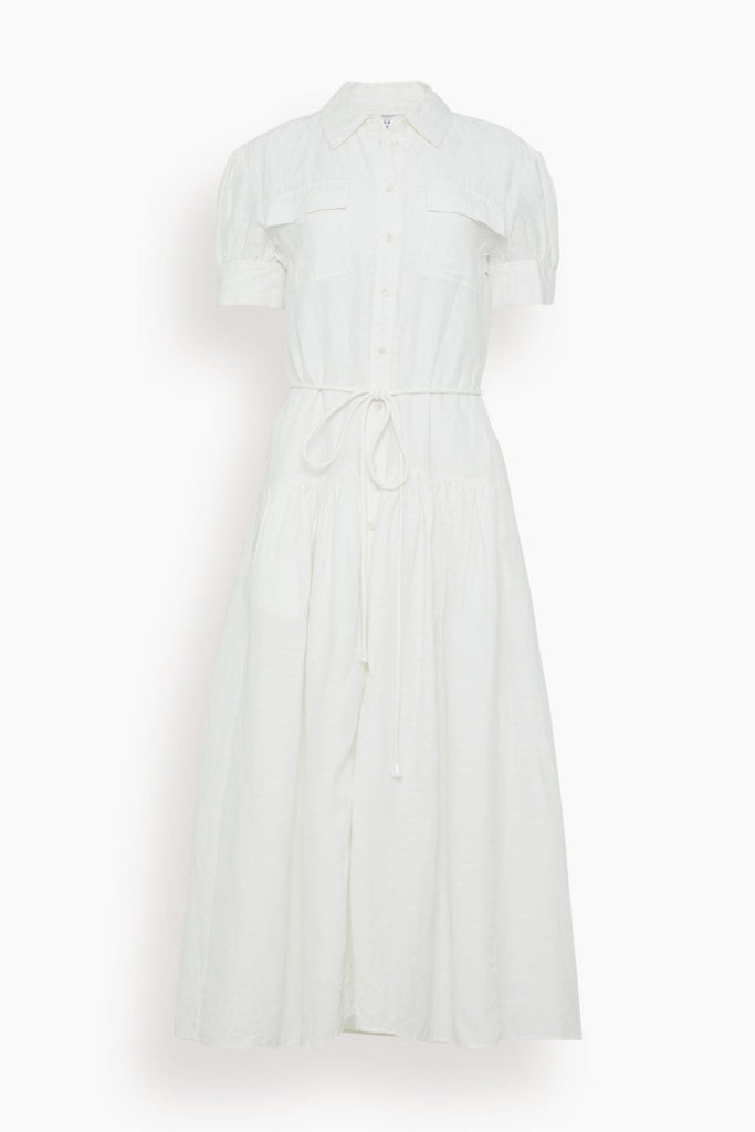 Tanya Taylor Carrington Dress in Off White (TS) – Hampden Clothing