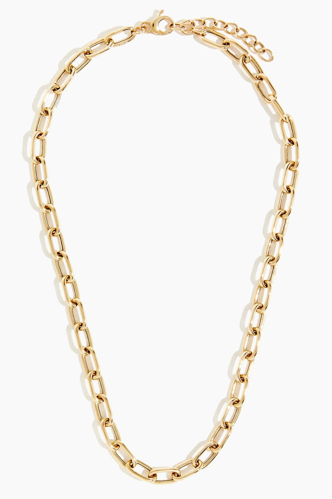 Vintage La Rose Puffy Paper Clip Chain in 14k Yellow Gold – Hampden ...